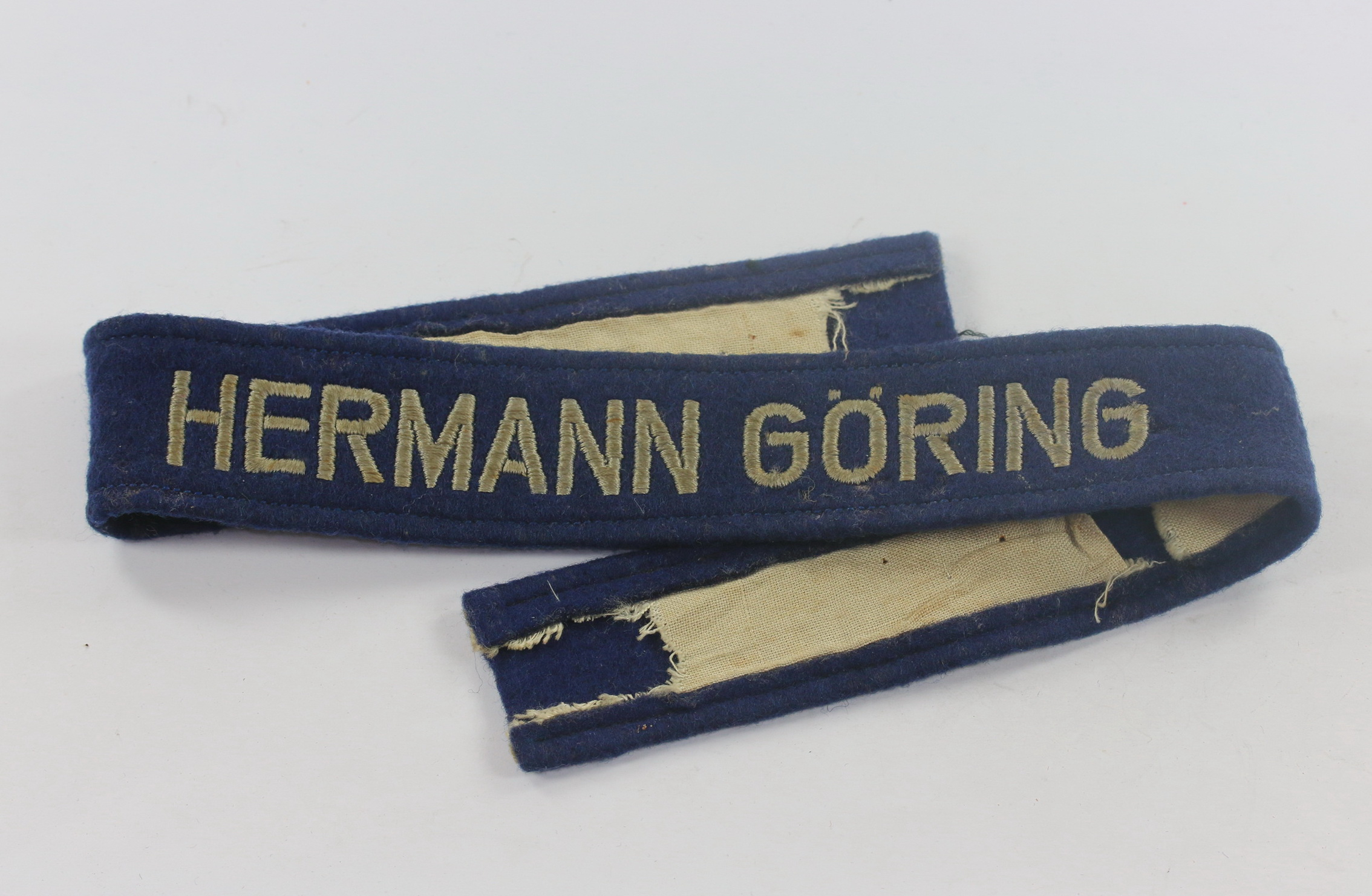 Luftwaffe, cuff title of the Luftwaffe Panzer Division "Hermann Göring ...