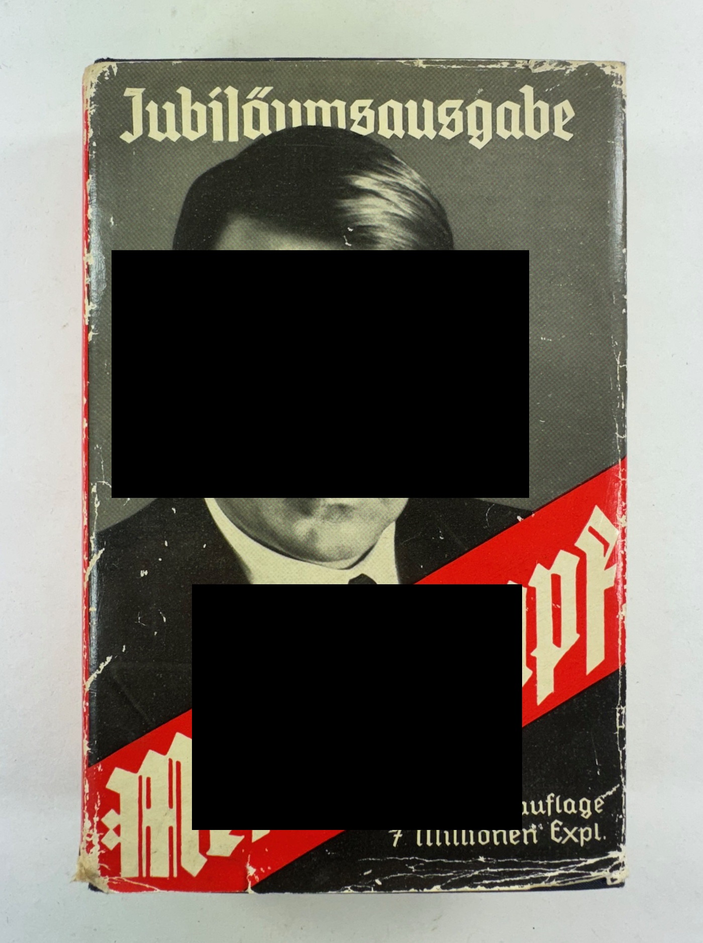 Buch, Adolf Hitler, Mein Kampf, Volksausgabe 1941, mit Schutzumschlag ...