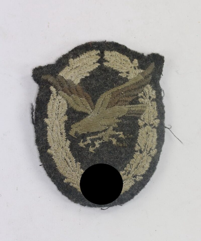 Luftwaffe, Fliegerschützenabzeichen mit Blitzbündel, Stoff Variante ...