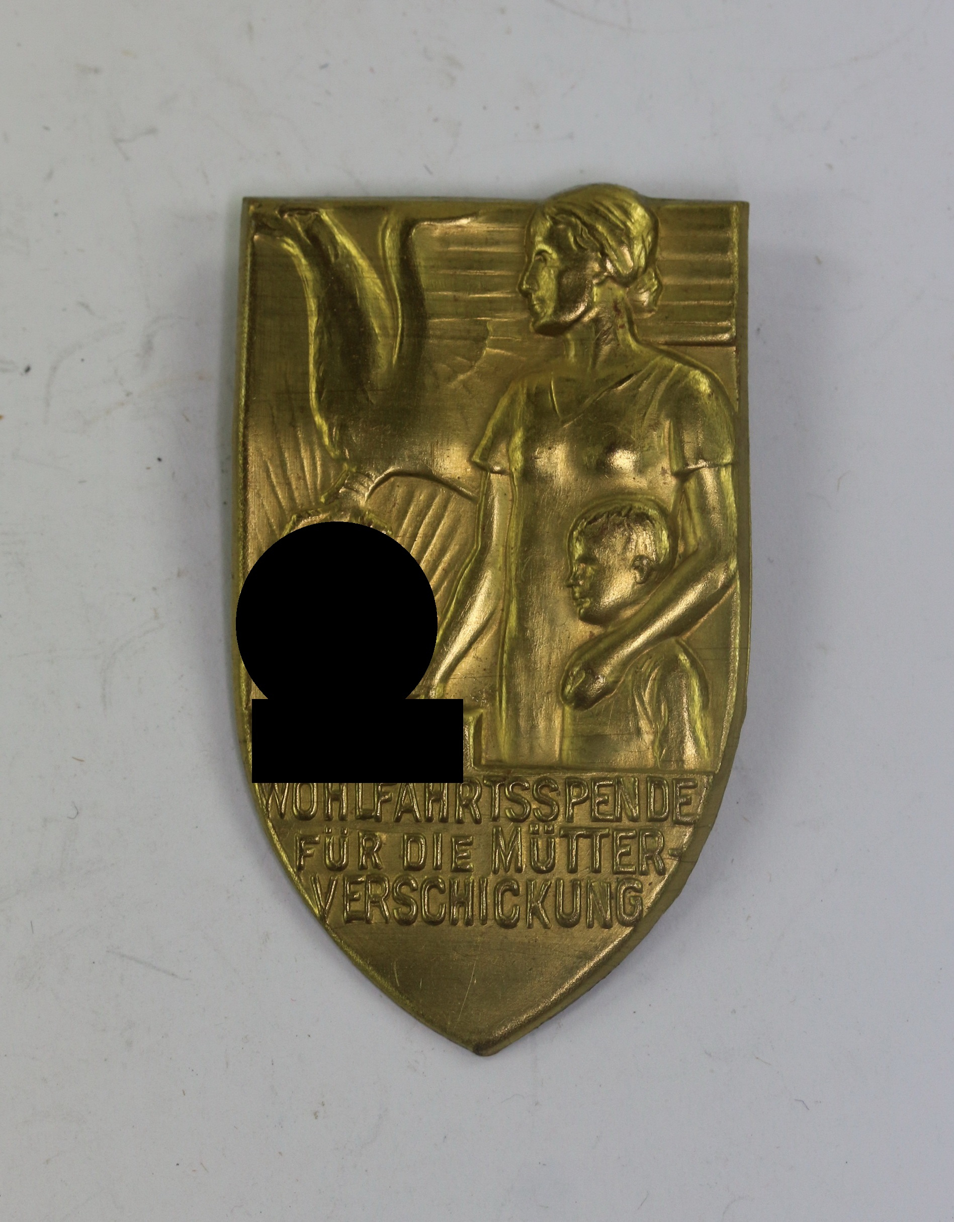 Badge, Nazi welfare donation for mothers' mailing