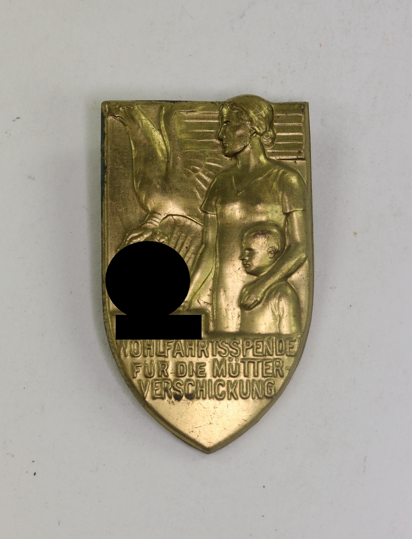 Badge, Nazi welfare donation for mothers' mailing