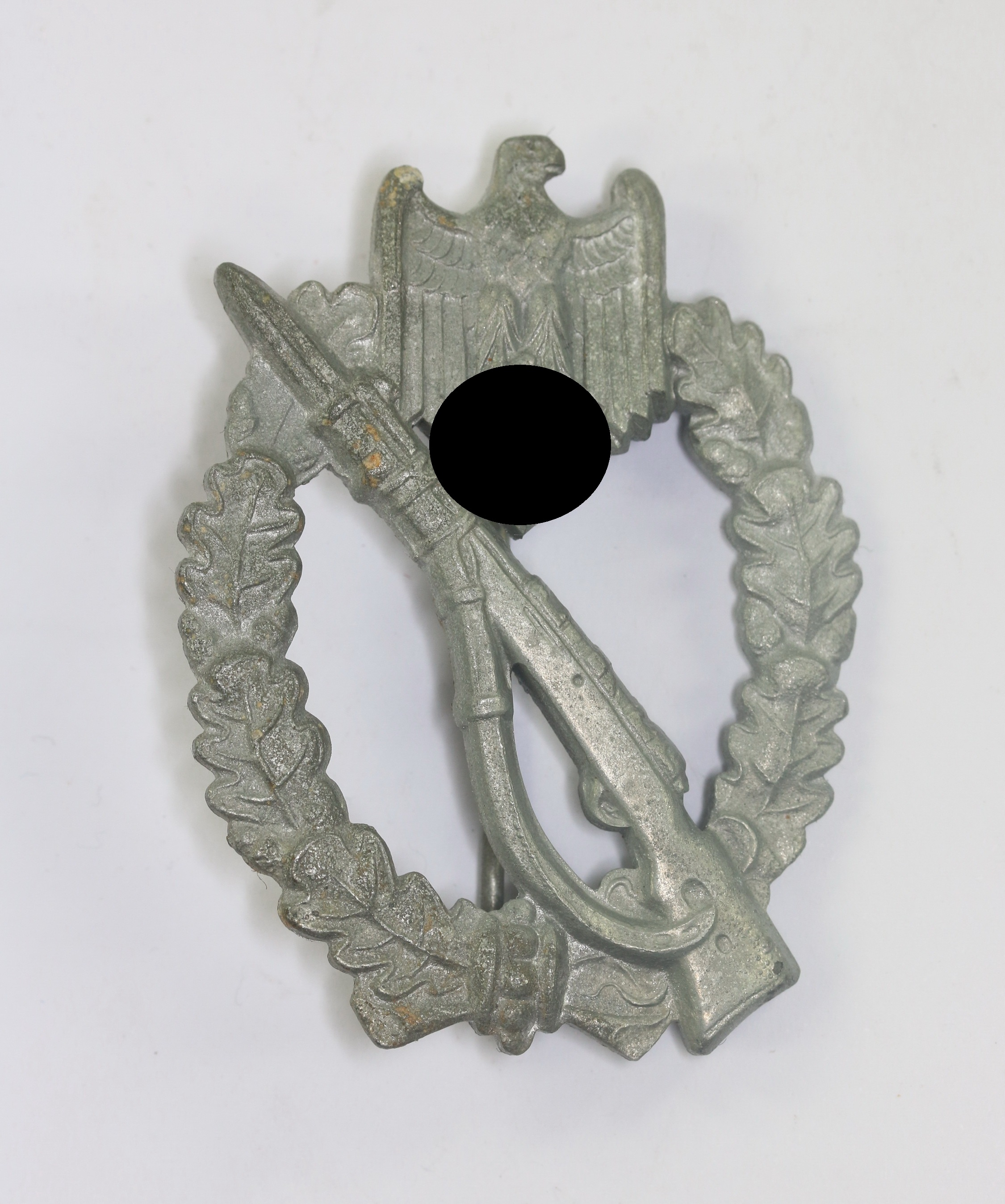 Infantry Assault Badge in Silver, Hst. ÜÜ (EF Wiedmann, Frankfurt am Main)