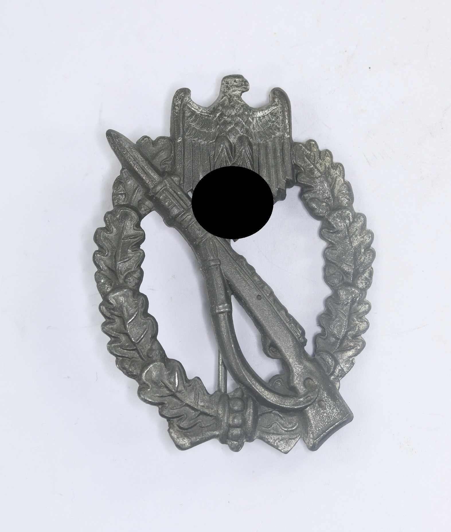 Infantry Assault Badge in Silver, Hst. ÜÜ (EF Wiedmann, Frankfurt am Main)